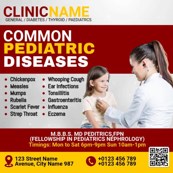 Pediatric Ads Template | PosterMyWall