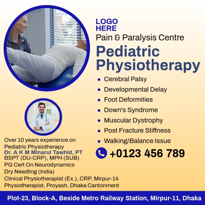 Pediatric Physiotherapy Template | PosterMyWall