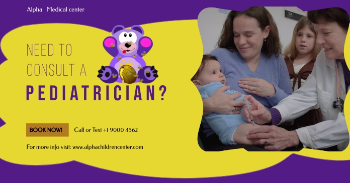 Pediatrician consultation flyer (1) Template | PosterMyWall