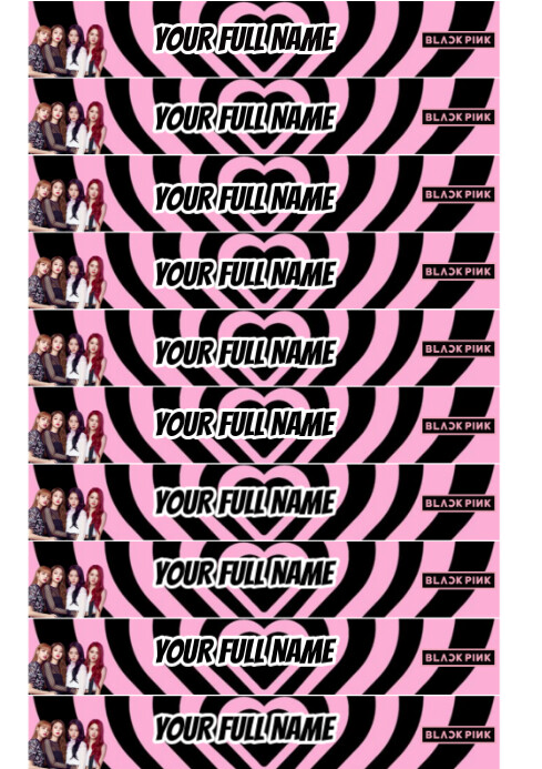 Pencil Cover/Wrap Template | PosterMyWall