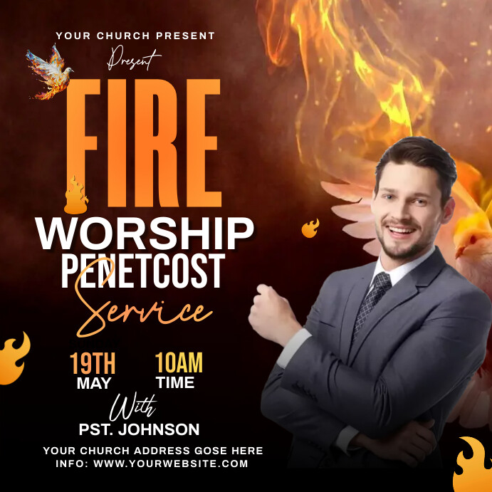 PENTECOST Template | PosterMyWall