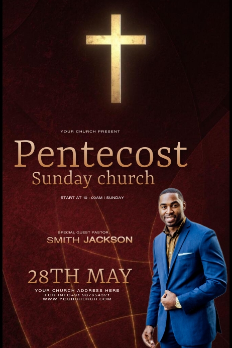 Pentecost Template | PosterMyWall