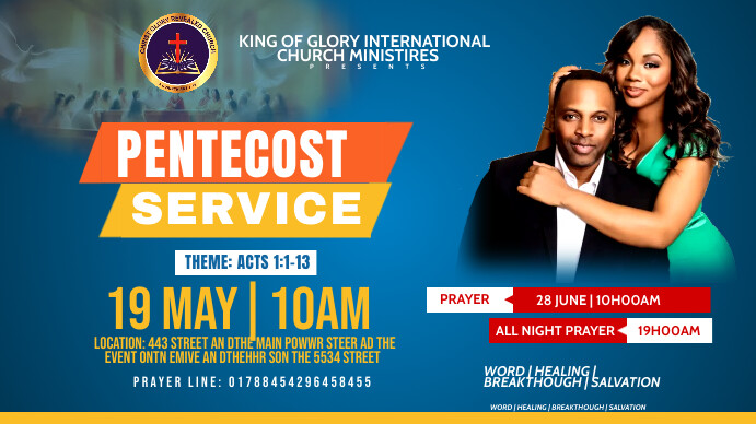 Pentecost Template | PosterMyWall