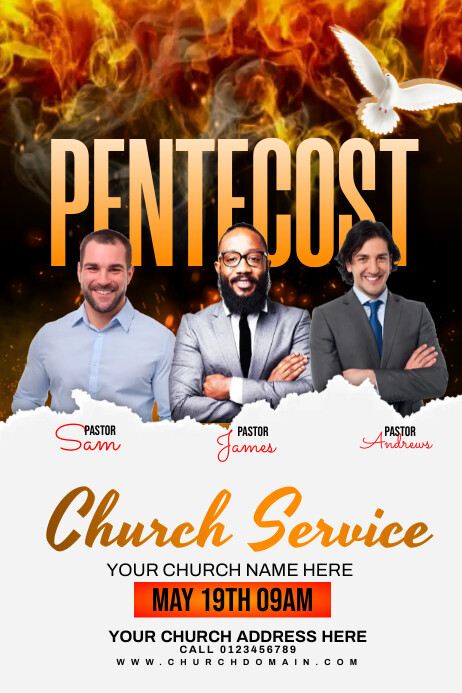 PENTECOST Template | PosterMyWall