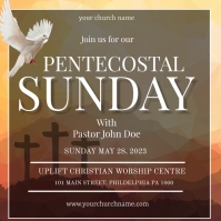 pentecost flyer Template | PosterMyWall