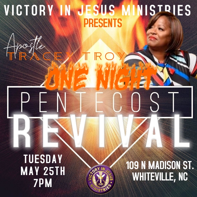 Pentecost Revival Template | PosterMyWall