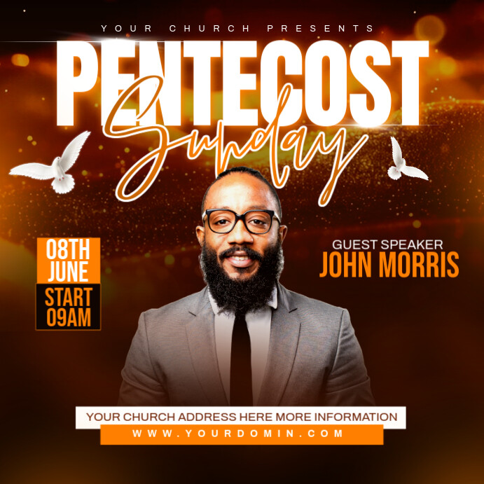 Pentecost sunday Template | PosterMyWall