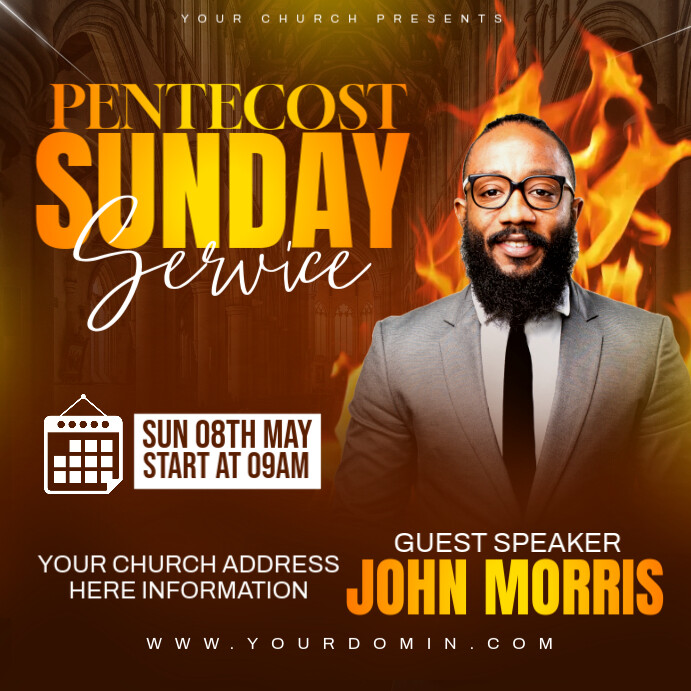 Pentecost sunday Template | PosterMyWall