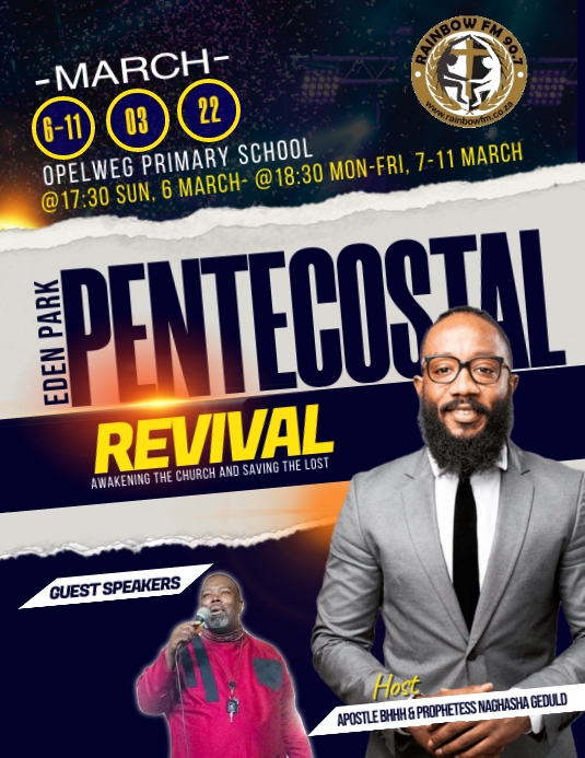 Pentecostal Revival Template | PosterMyWall