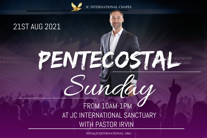 pentecostal sunday poster Template | PosterMyWall