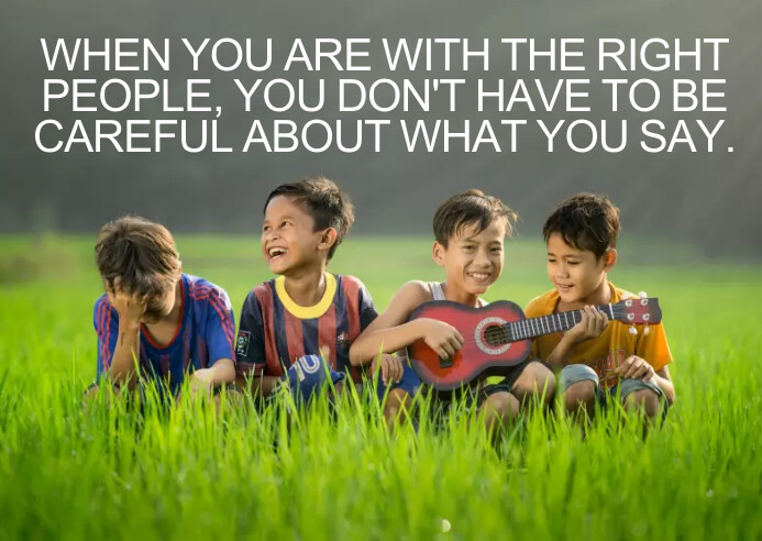 PEOPLE AND CAREFUL QUOTE TEMPLATE | PosterMyWall