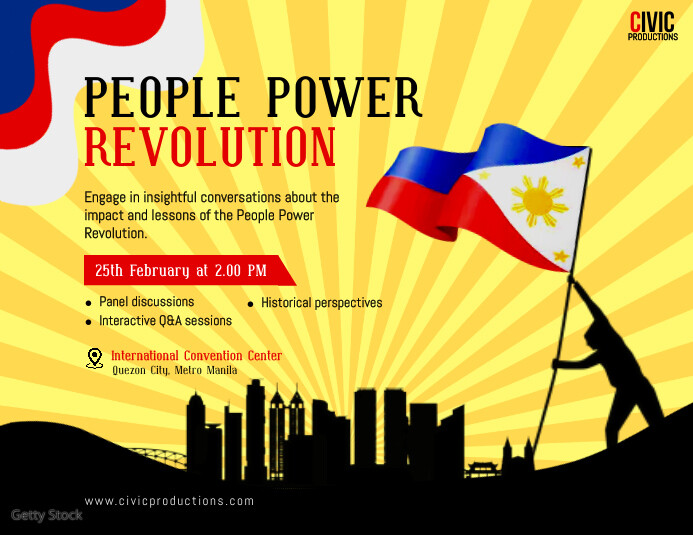 People Power Revolution Flyer Template | PosterMyWall