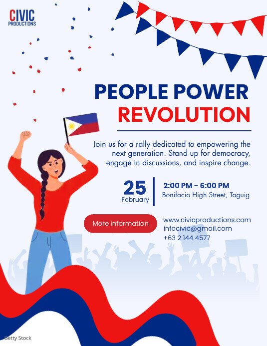 Plantilla de People Power Revolution Flyer | PosterMyWall