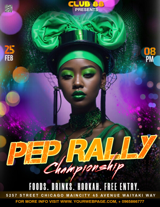 Plantilla de Pep rally posters | PosterMyWall