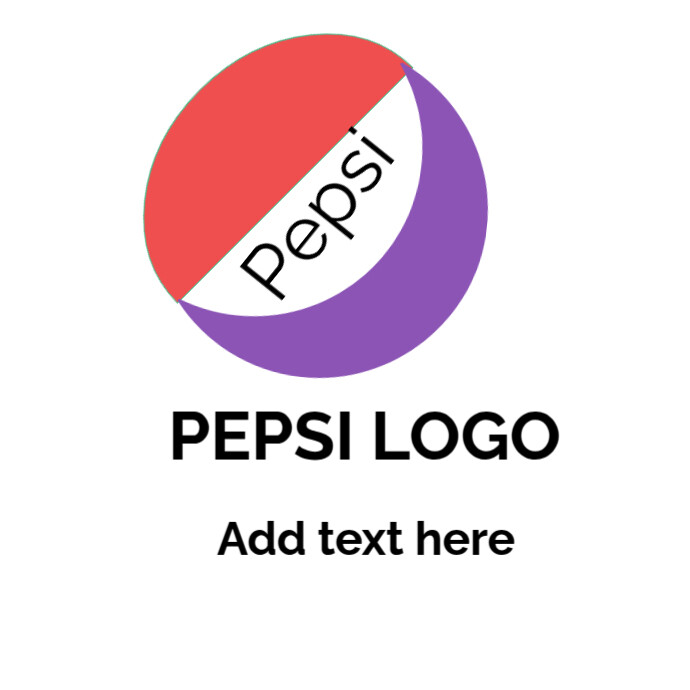 Plantilla de PEPSI LOGO | PosterMyWall