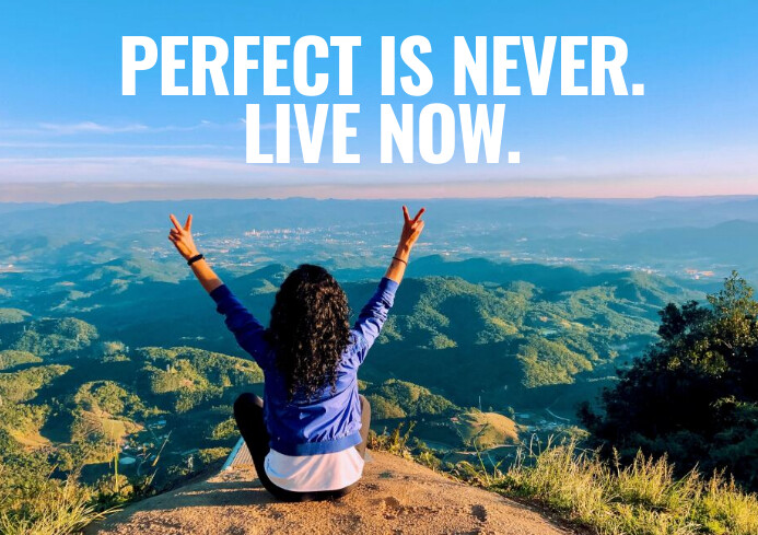 Plantilla de PERFECT AND LIVE QUOTE TEMPLATE | PosterMyWall