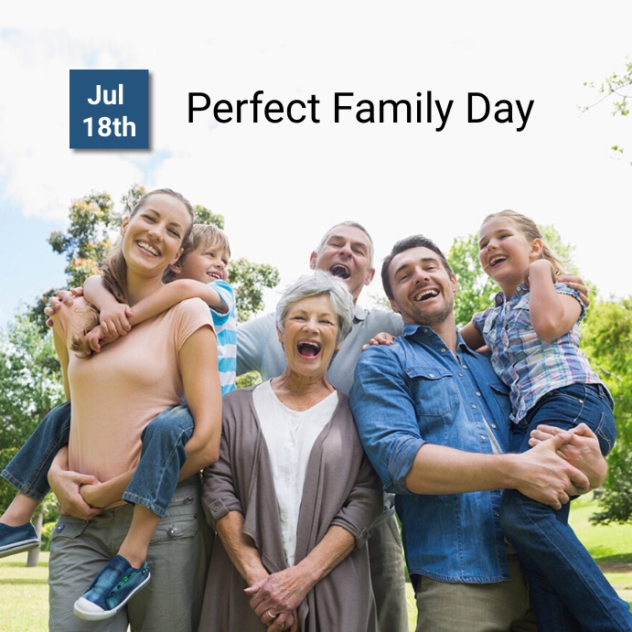 Plantilla de perfect family day | PosterMyWall