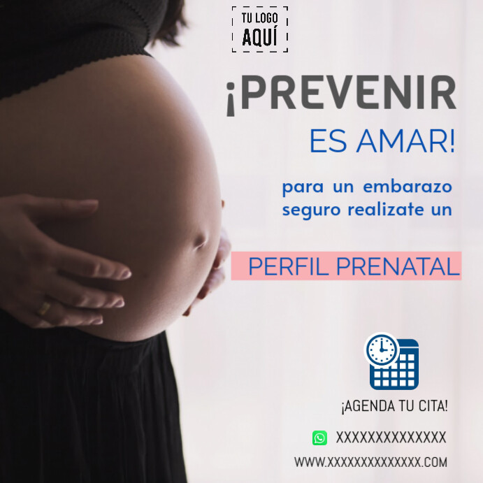 Perfil prenatal Template | PosterMyWall