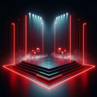Stage lighting background Template | PosterMyWall