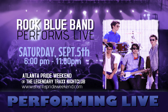 Performing Live Poster Template | PosterMyWall