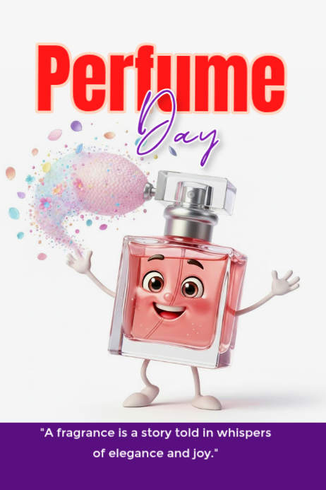Plantilla de Perfume day | PosterMyWall