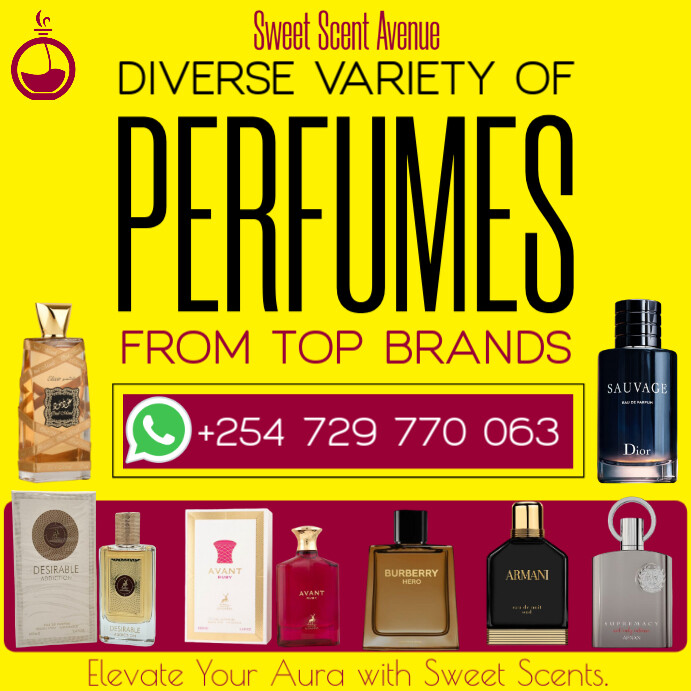 PERFUME FLYER Template | PosterMyWall