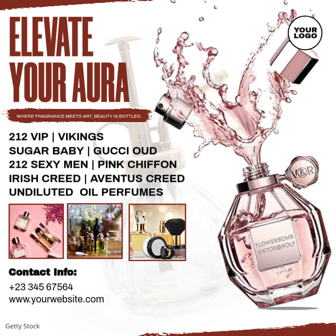 Perfume flyer design Template | PosterMyWall