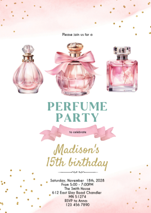 Perfume Party Invitation Template | PosterMyWall