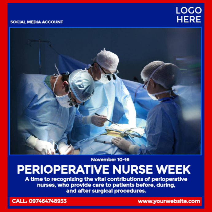 Perioperative Nurse Week Design Template | PosterMyWall