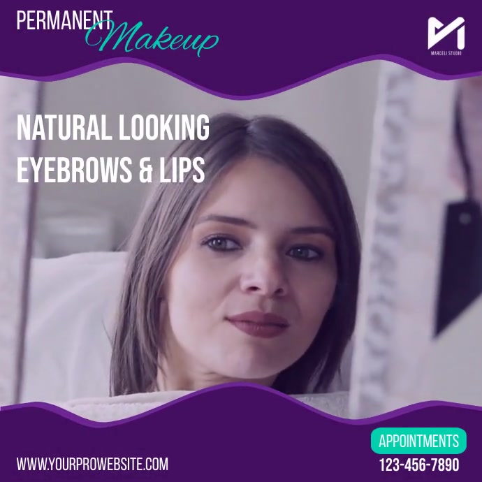 Permanent Makeup Template | PosterMyWall