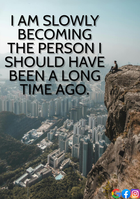 PERSON AND AGO QUOTE TEMPLATE | PosterMyWall