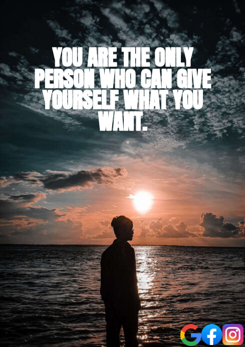 PERSON AND YOURSELF QUOTE TEMPLATE | PosterMyWall