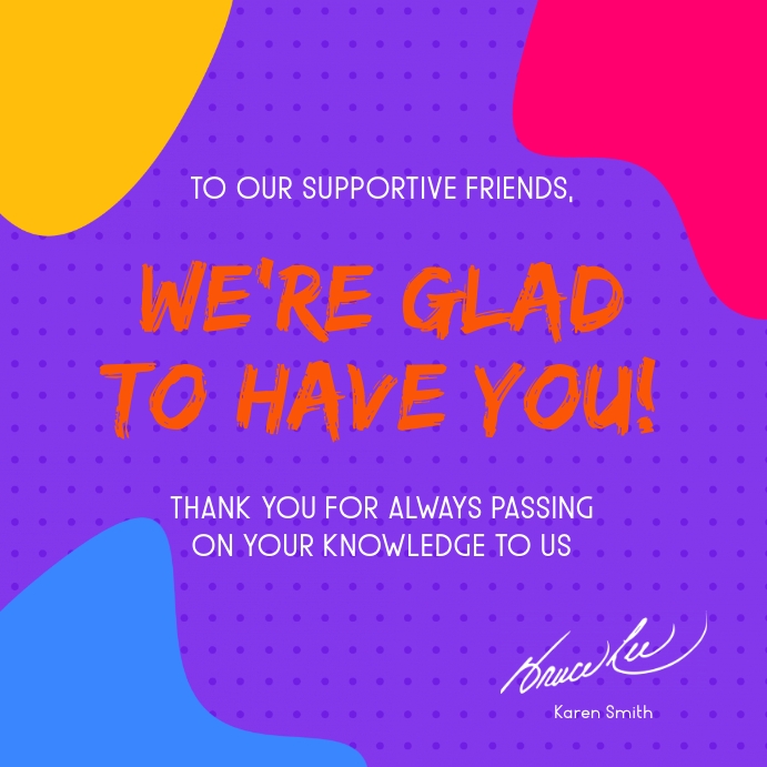 Personal Card Instagram Post Template | PosterMyWall