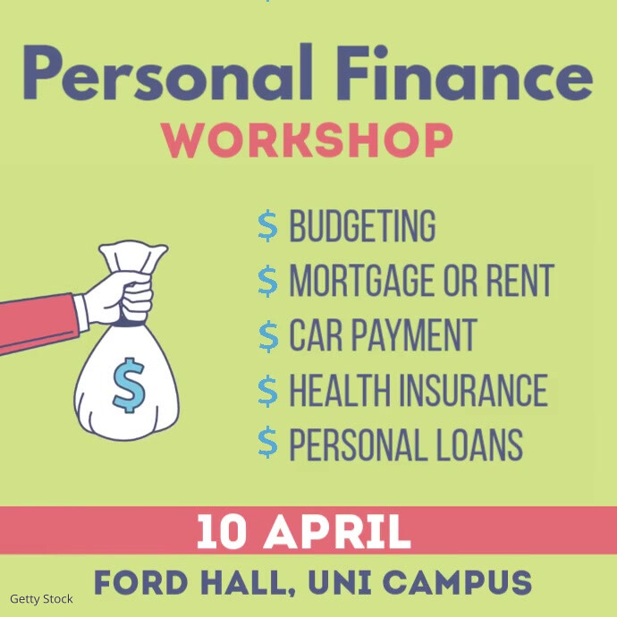 Copy of Personal finance workshop video ad | PosterMyWall