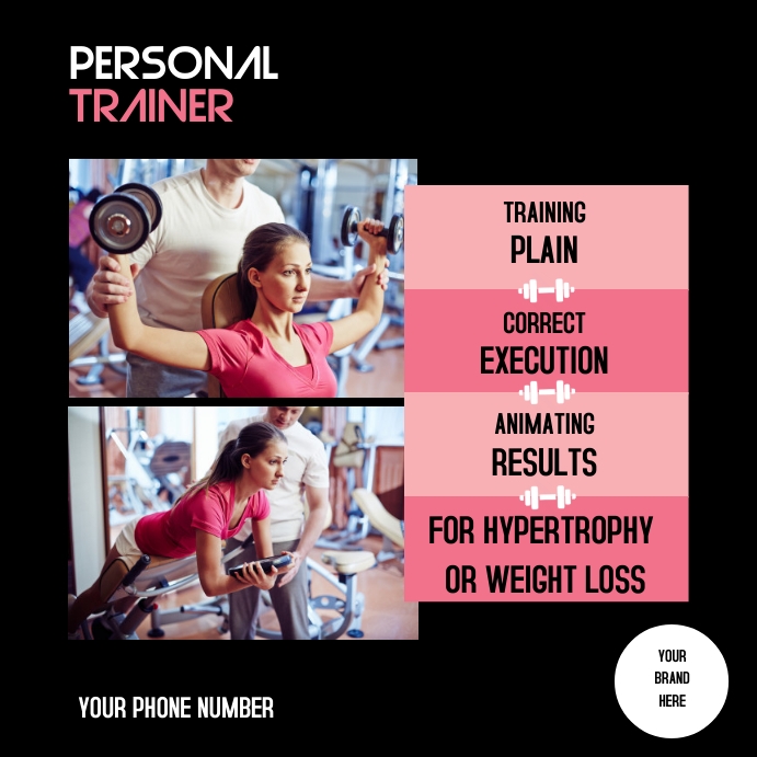 Personal Trainer Template | PosterMyWall
