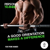 Personal Training Social Media Promo Template | PosterMyWall