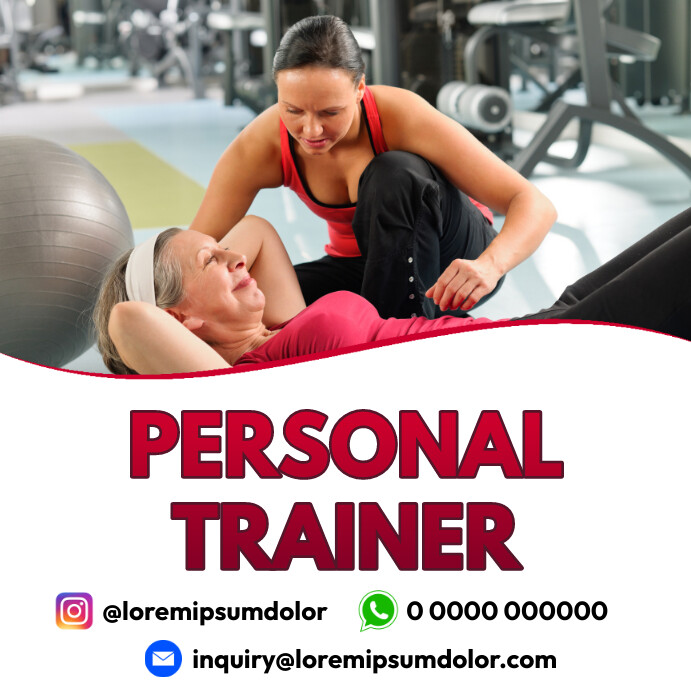 Personal trainer flyer Template | PosterMyWall