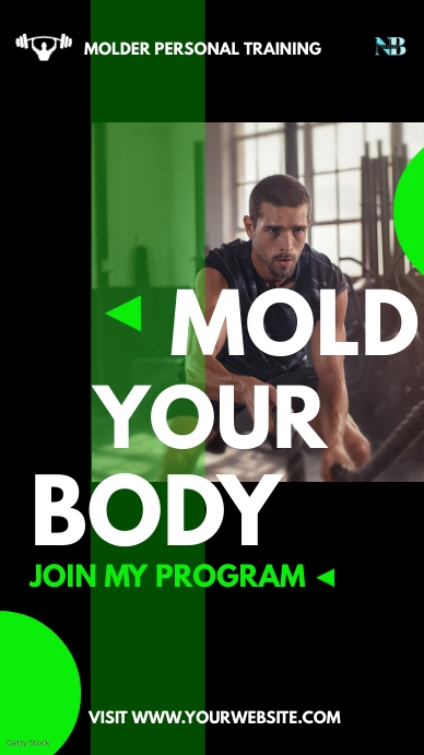 Plantilla de Personal Trainer Poster/Flyer | PosterMyWall