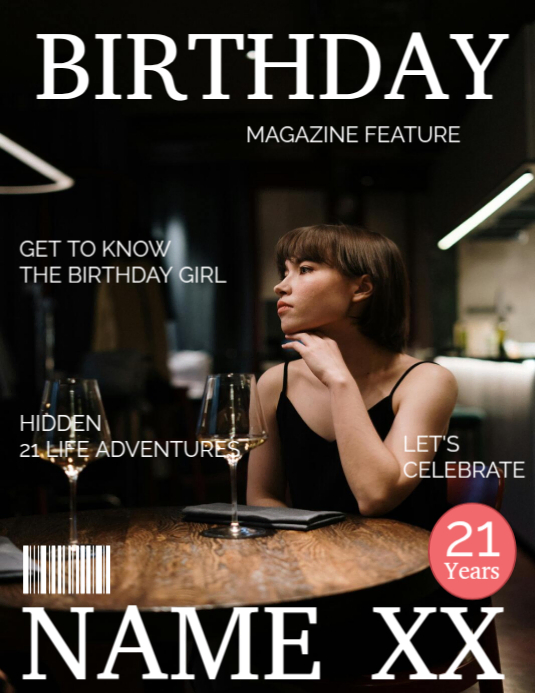 Copy of Personalize Custom Birthday Magazine Template | PosterMyWall