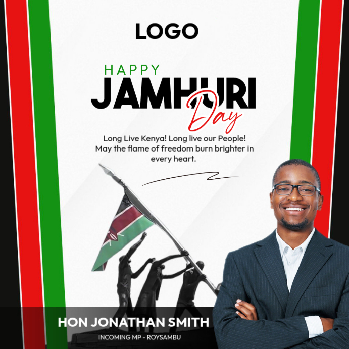 Personalized Jamhuri day poster Template | PosterMyWall