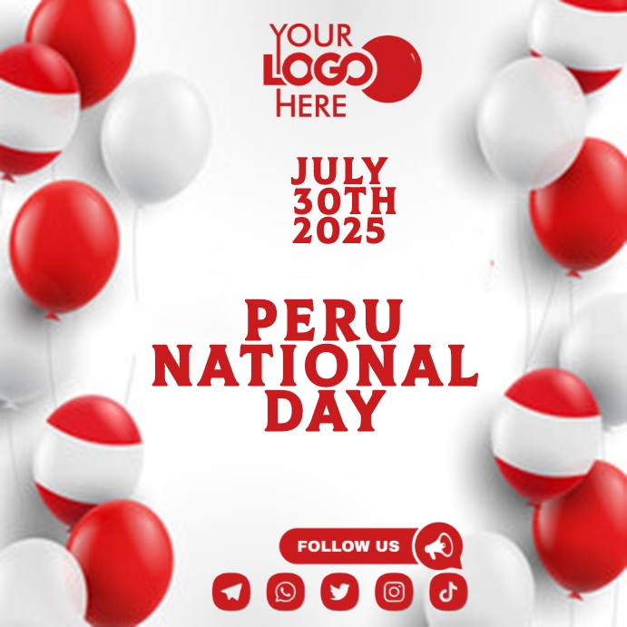 Peru national day Template | PosterMyWall