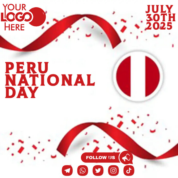 Peru national day Template | PosterMyWall