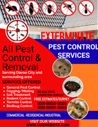Pest control flyer Template | PosterMyWall