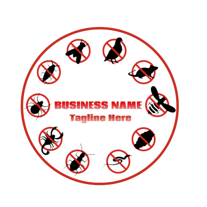 Copy of Pest Control logo insect killer logo pest log | PosterMyWall