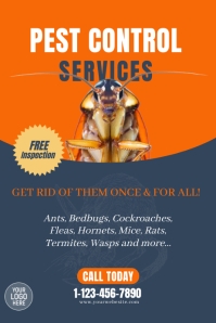 Pest Control Poster Template | PosterMyWall