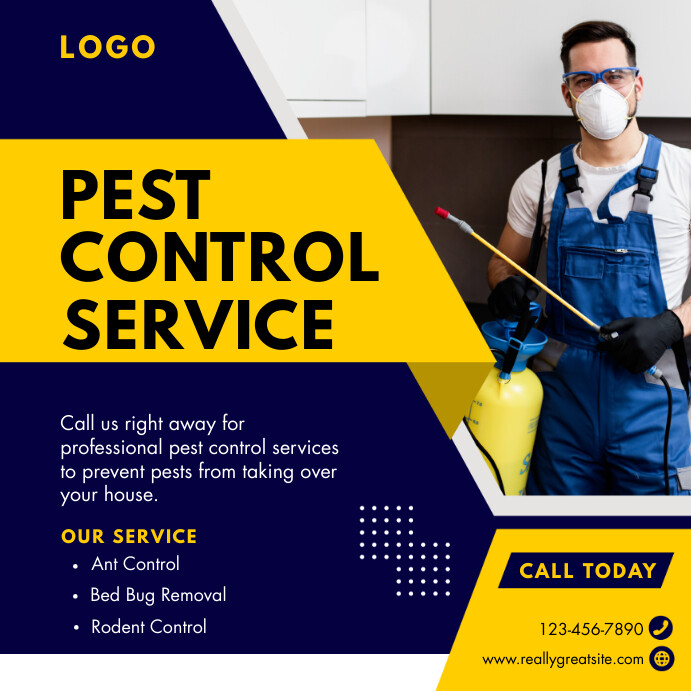 PEST CONTROL SERVICE FLYERS Template | PosterMyWall