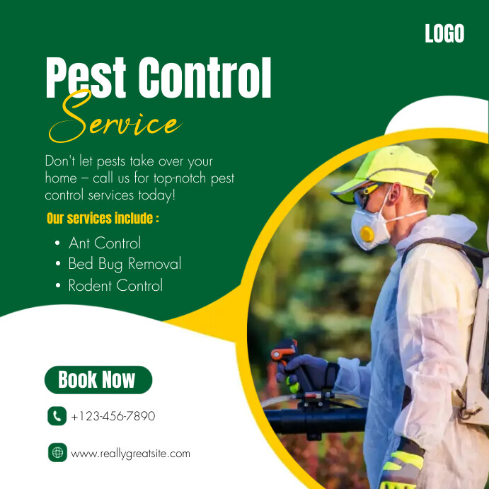 PEST CONTROL SERVICE FLYERS Template | PosterMyWall