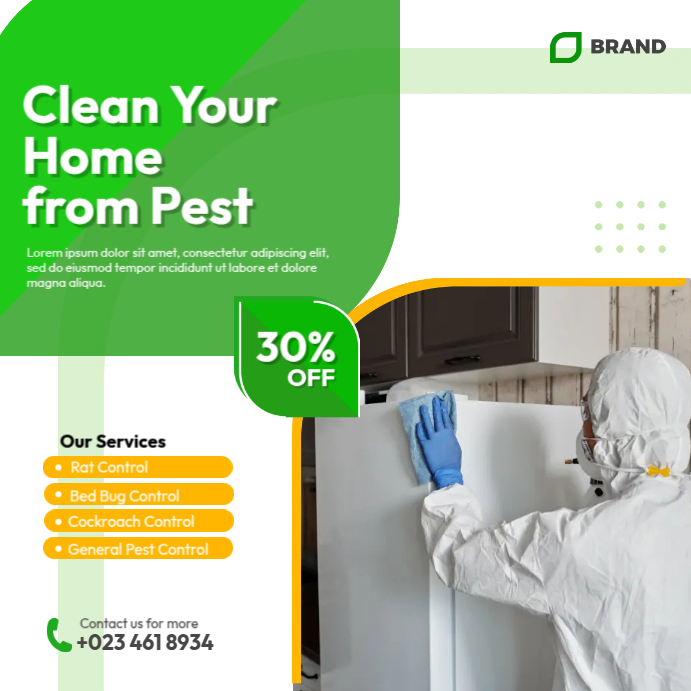 Pest Control Template | PosterMyWall