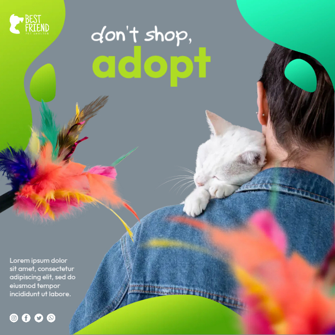 Pet Adoption Ad Template | PosterMyWall