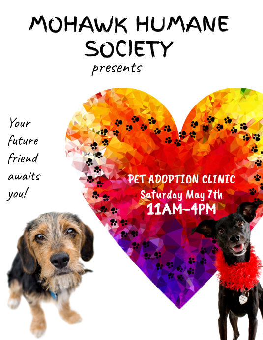Pet adoption event Flyer Template | PosterMyWall